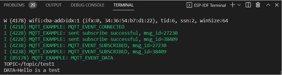 Esp32 Mqtt Client Publish And Subscribe Using Esp Idf